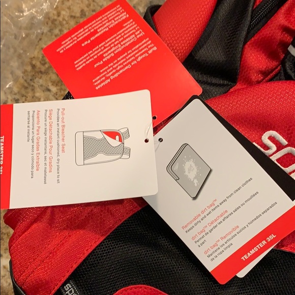 Speedo | Bags | Red Speedo Teamster 35l Back Pack | Poshmark